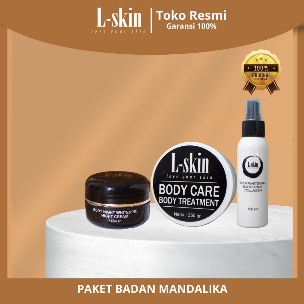 Jual L-skin / lskin / L skin Paket Badan Mandalika (Bundling) | Shopee ...