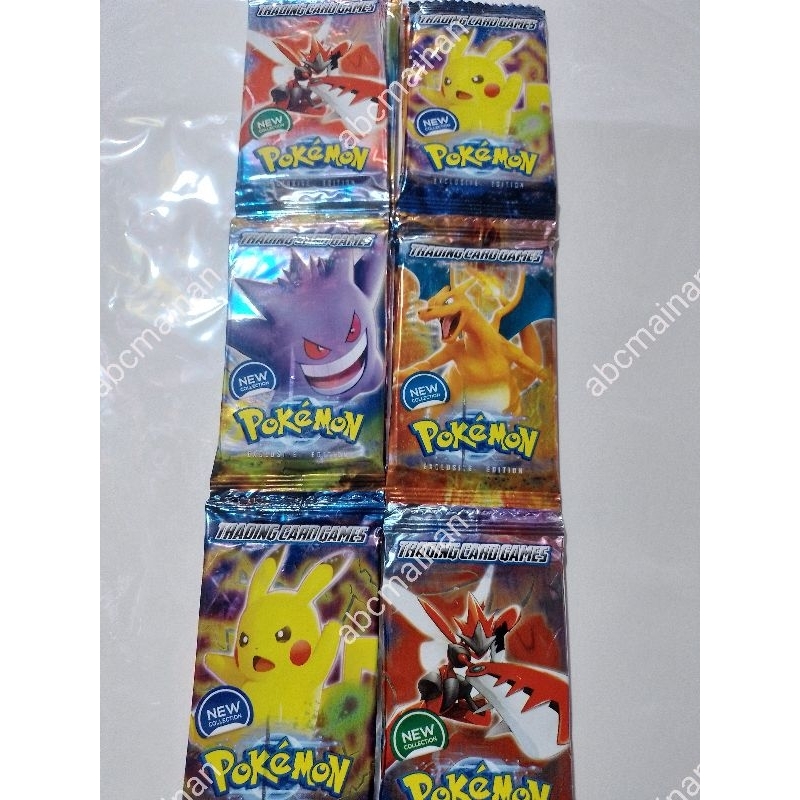 Jual 6 SACHET KARTU POKEMON(48LBR) | Shopee Indonesia