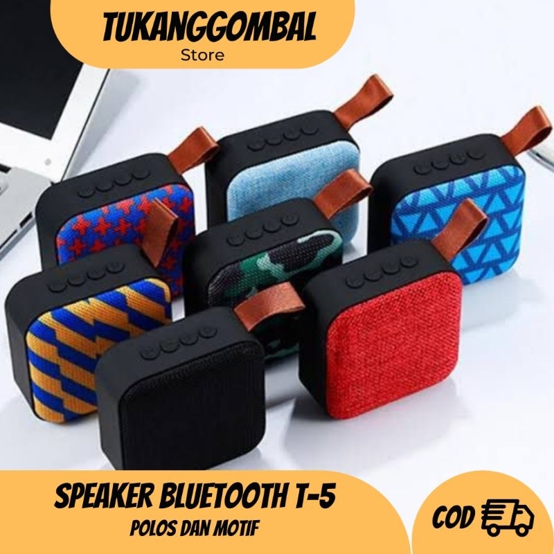 Jual Speaker Wireless Music Box T5 Bluetooth Mini Design | Shopee Indonesia