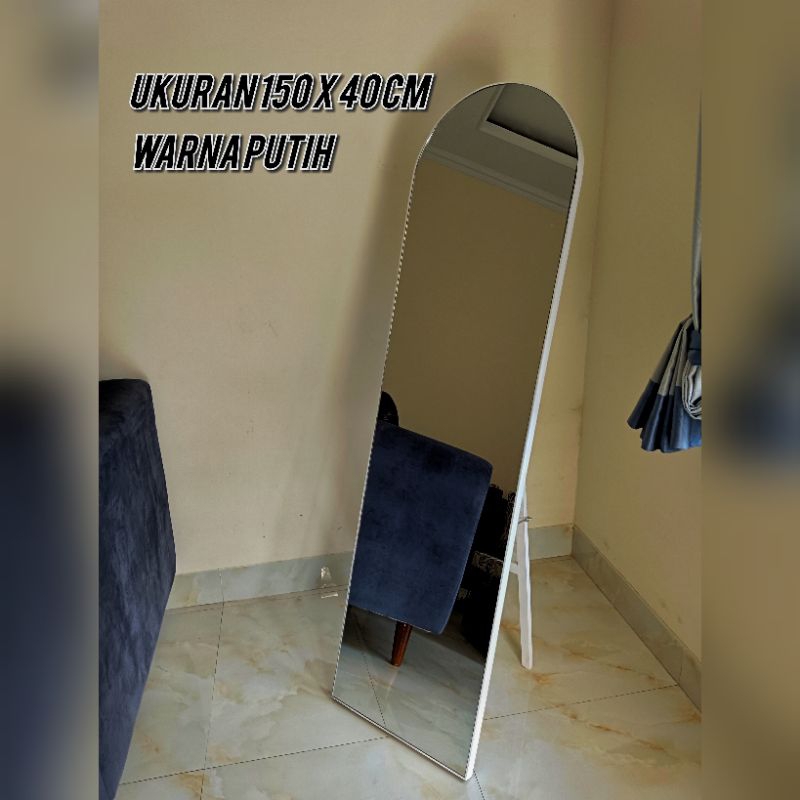 Jual mirror standing, kaca standing, kaca cermin full body | Shopee ...