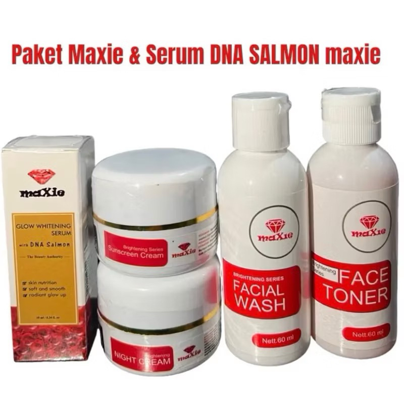 Jual [FREE GIFT] PAKET MAXIE+SERUM DNA SALMON ORYGINAL KEMASAN TERBARU ...