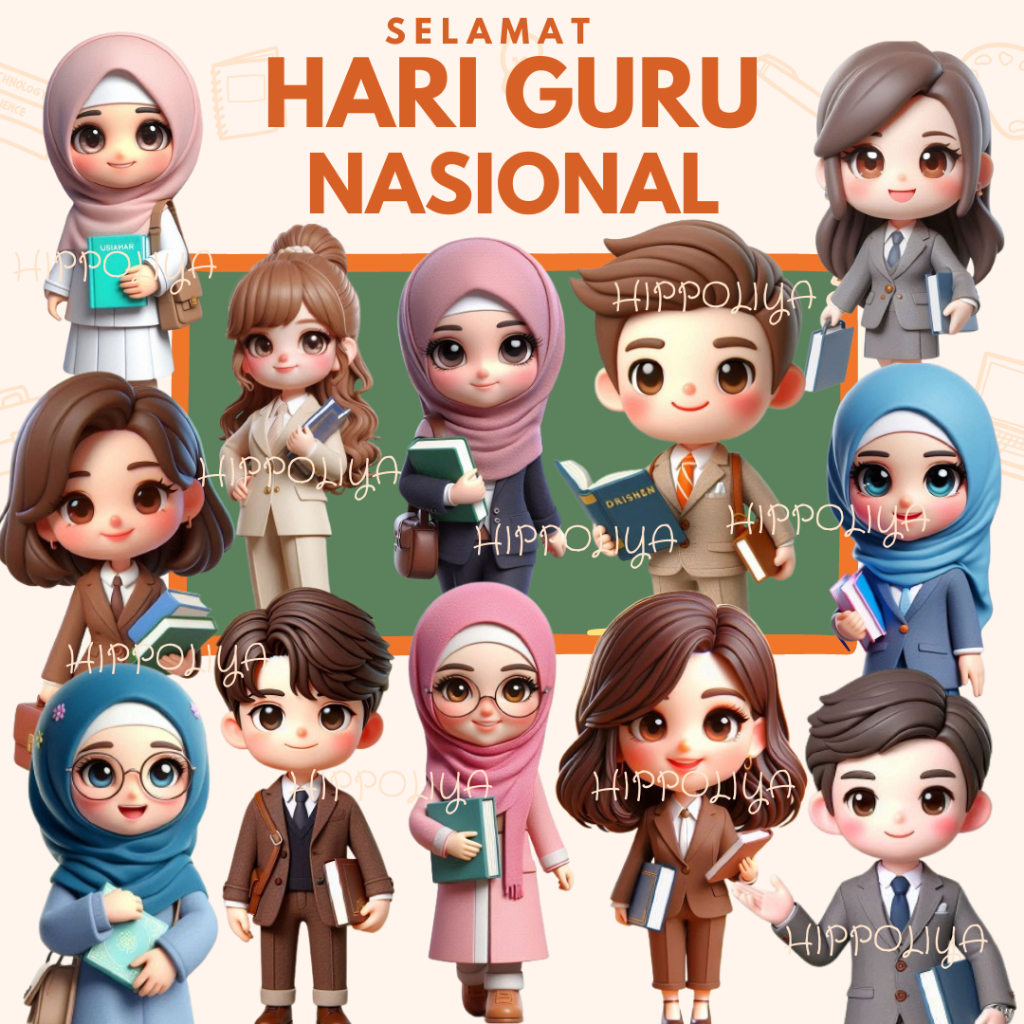 Jual Topper Hari Guru / Topper Buket Murah / Hiasan Buket / HARI GURU ...