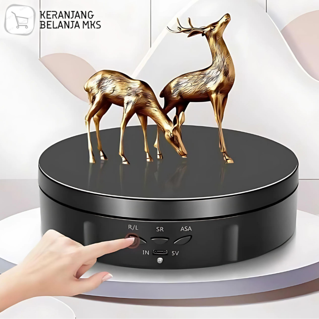Jual Alas Putar Display Fotografi Rotating Display Produk Stand Base ...