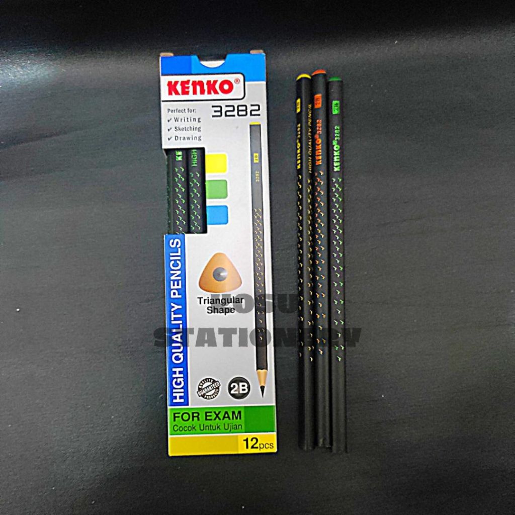 Jual PENSIL / PENCIL KENKO 3282 2B (12pcs) | Shopee Indonesia