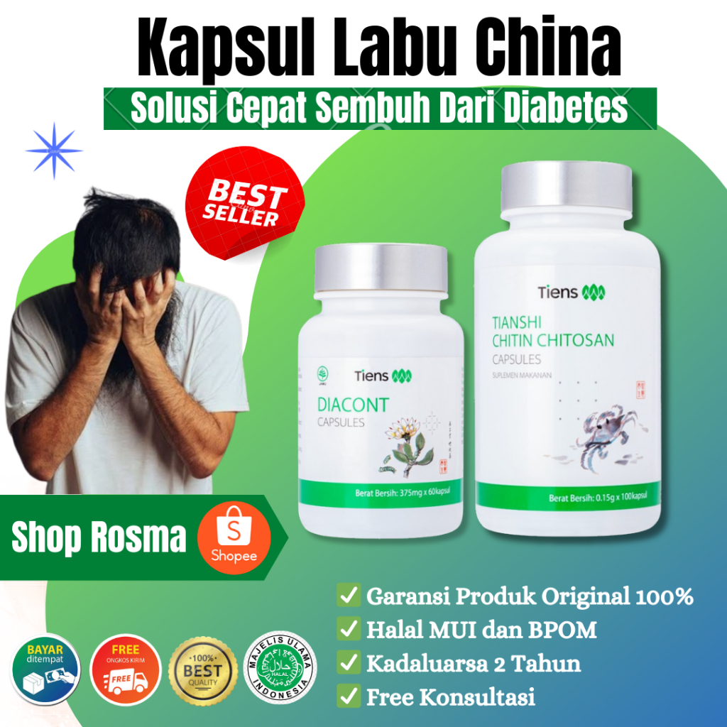 Jual Kapsul Labu Cina Untuk Diabetes Diacont Original 100% Untuk Kadar ...