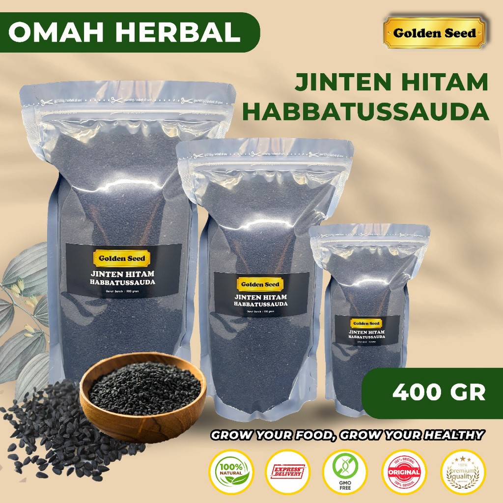 Jual JINTAN HITAM 400 GRAM/biji habatusauda murni 400 GR/black cumin ...