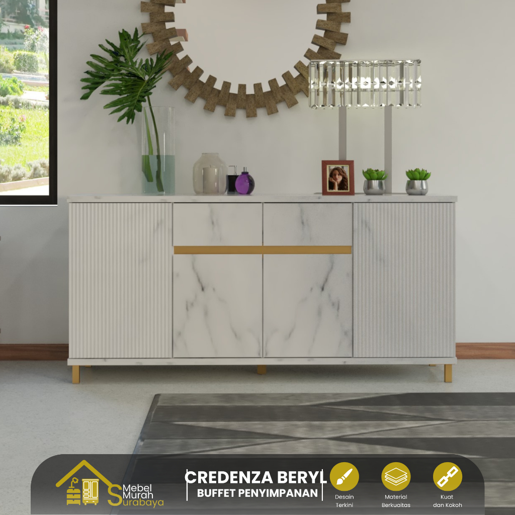 Jual MEBEL MURAH SURABAYA - Buffet Penyimpanan minimalis | banyak sekat ...
