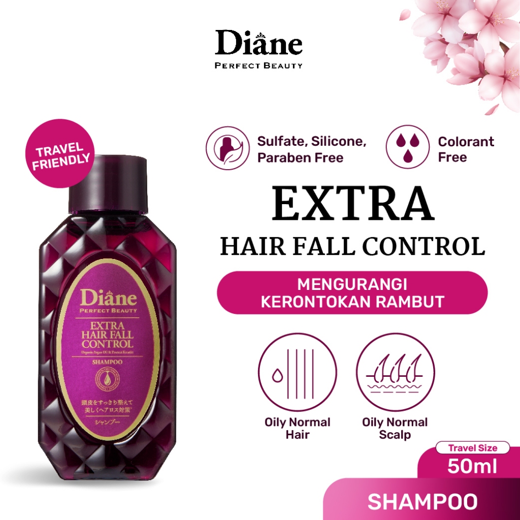 Jual Diane Extra Hair Fall Control Shampoo 50ml (Travel Size) - Made In ...