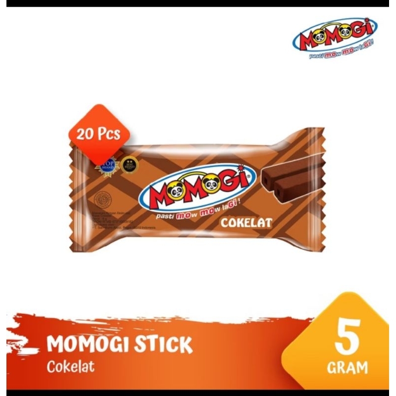 Jual Momogi Snack Stik Makanan Ringan 5gr ( 1 Box = 20 pcs) | Shopee ...