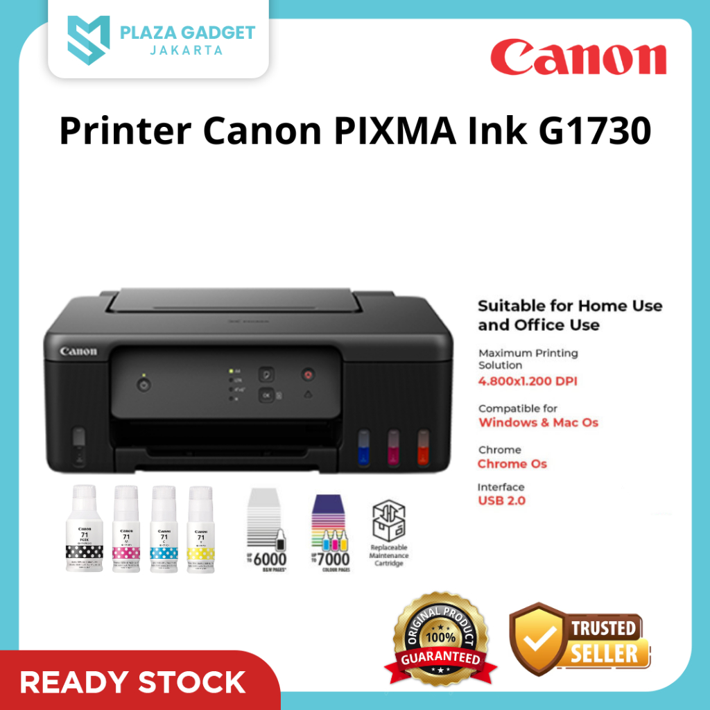 Jual Printer Canon PIXMA Ink G1730 Canon Printer PIXMA G1730 Colour ...