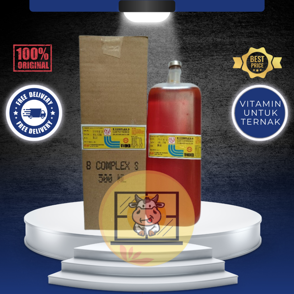 Jual B COMPLEX - S 500 ML - VITAMIN PENAMBAH NAFSU MAKAN TERNAK SAPI ...