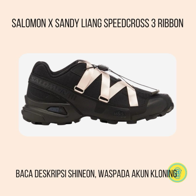 Jual SALOMON x SANDY LIANG SPEEDCROSS 3 RIBBON SNEAKERS WANITA ORI BACA ...