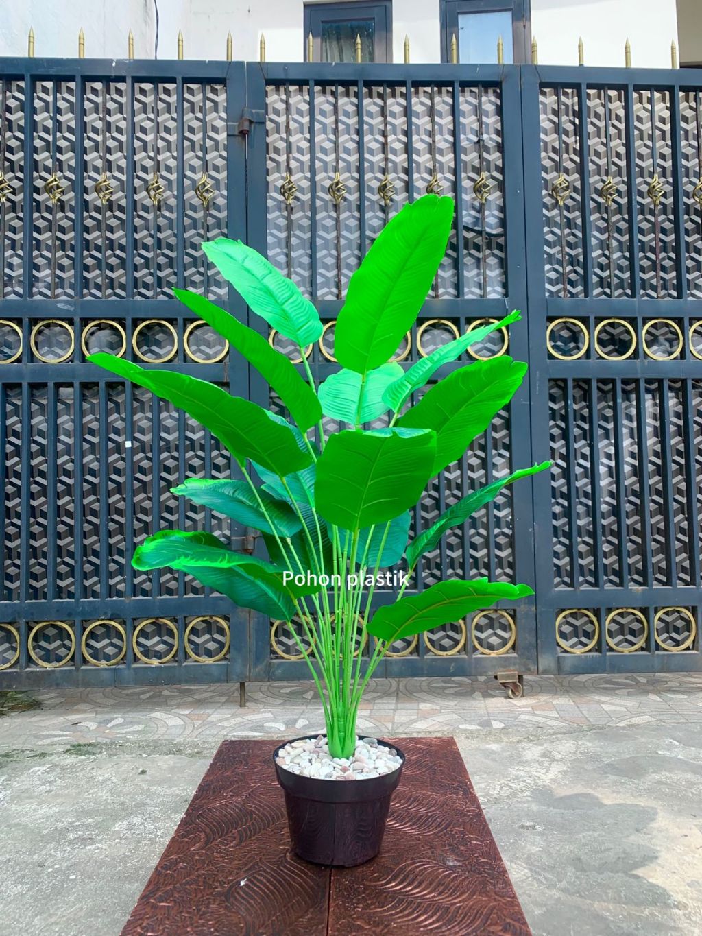 Jual Pohon pisang Artificial / Pohon pisang 18 Tangkai Daun / Pohon ...