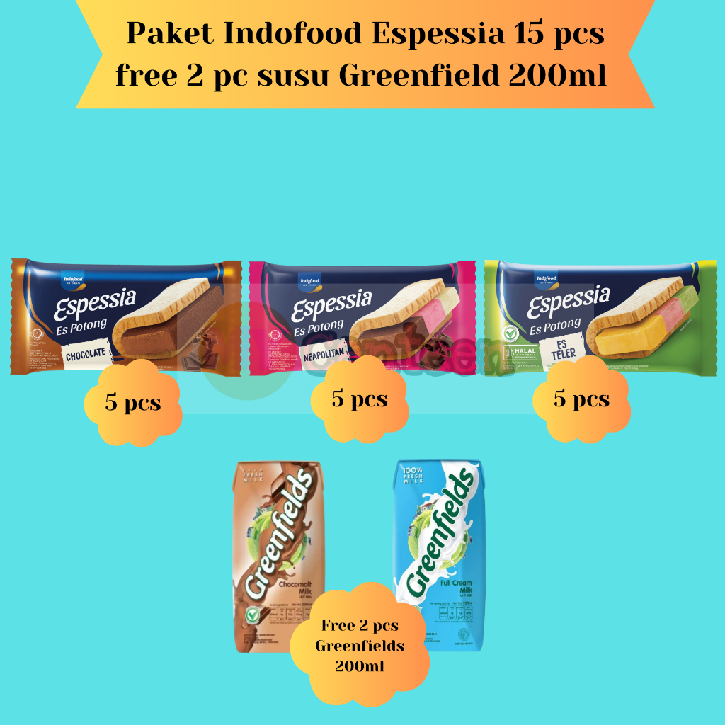 Jual Paket Indofood Ice Cream Espessia 15 pcs | Shopee Indonesia