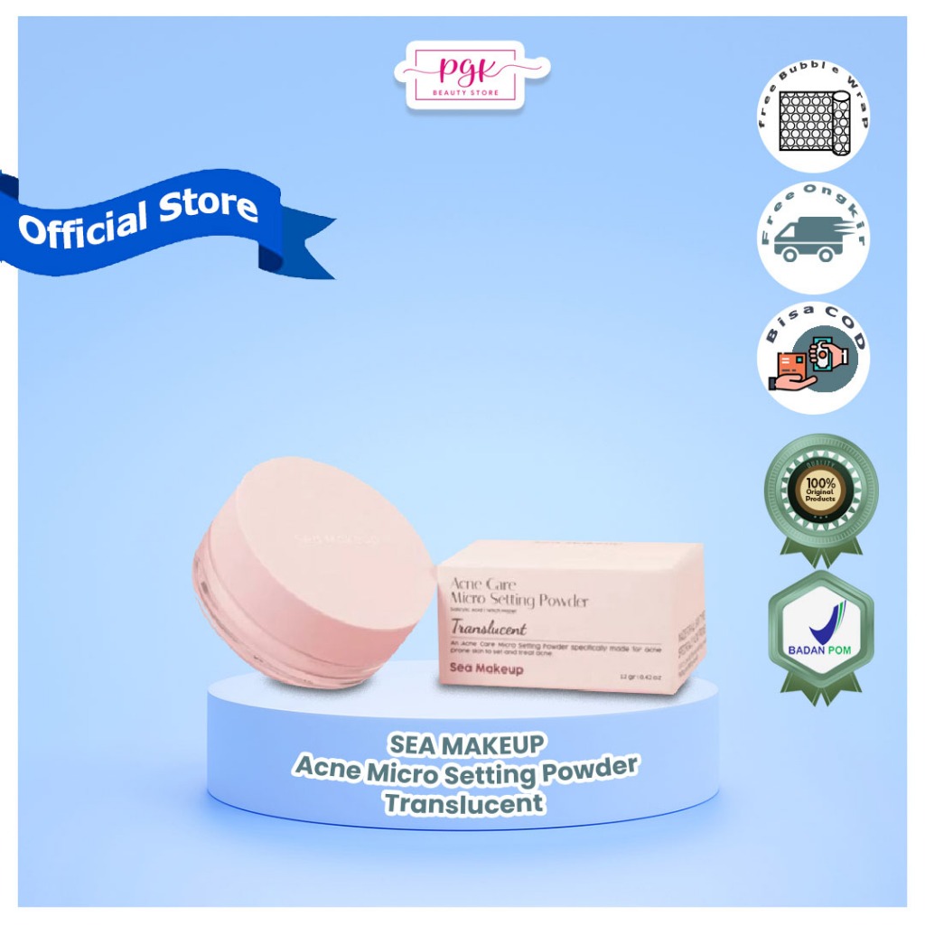Jual Sea Makeup Acne Care Micro Translucent Setting Powder Loose ...
