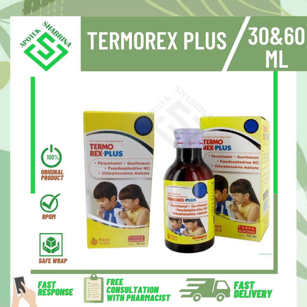 Jual TERMOREX PLUS SIRUP 30 ML DAN 60 ML | Shopee Indonesia