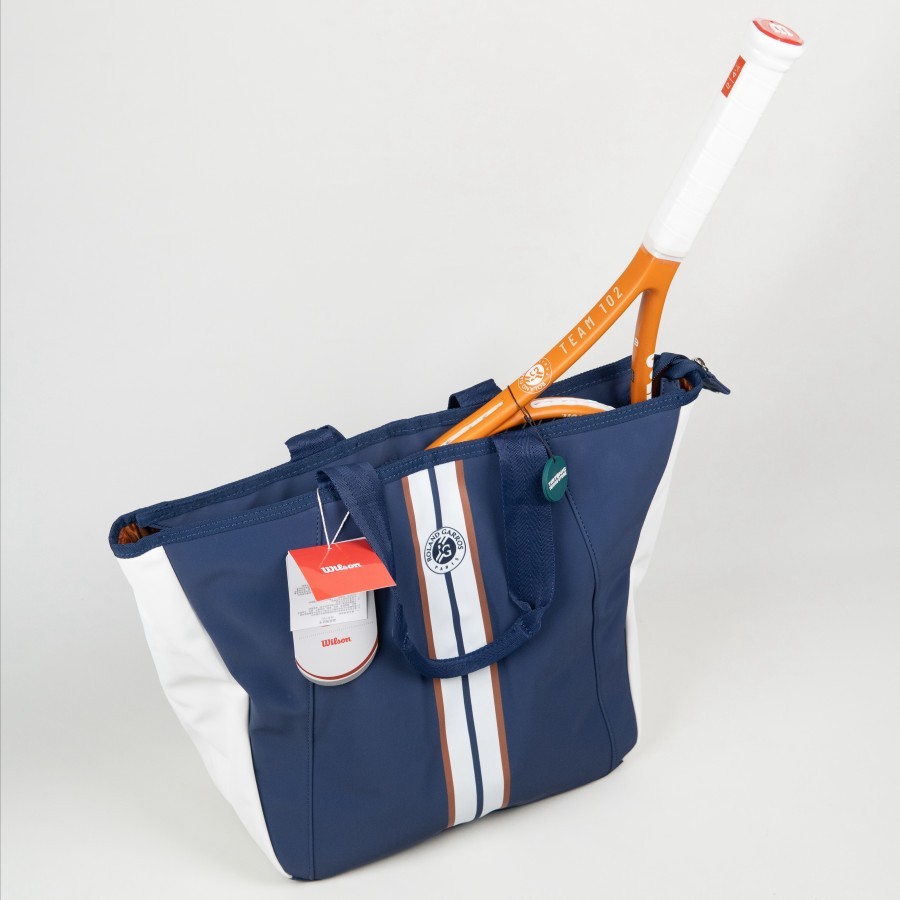 Jual Tas Tenis Wilson Roland Garros Tote Bag Tennis Navy BNWT ORIGINAL ...