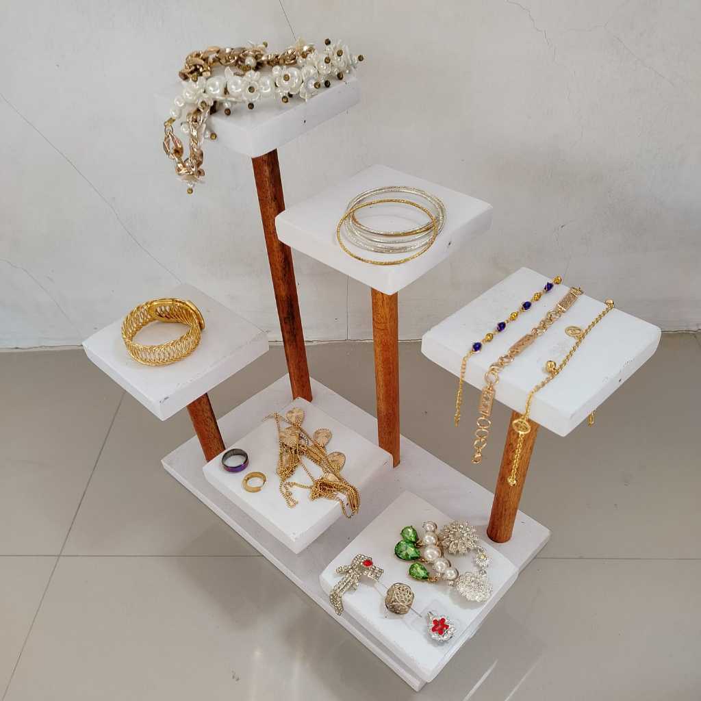 Jual Stand Display Aksesoris Gelang Cincin Termurah STAND Rak Berdiri ...