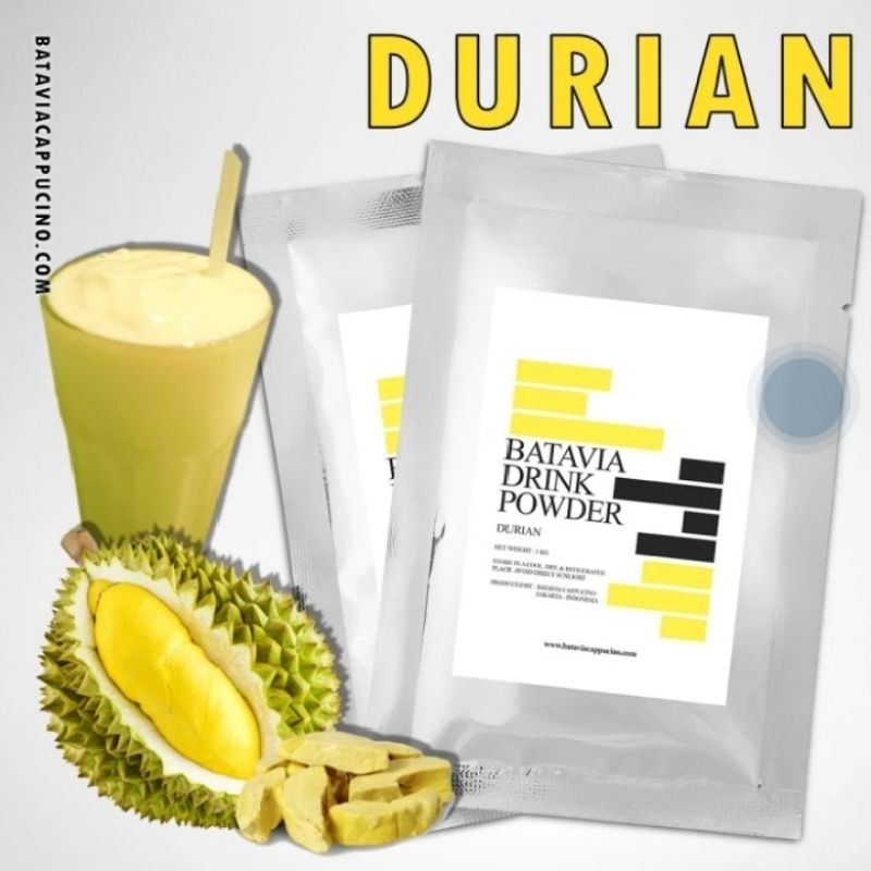 Jual BUBUK MINUMAN RASA DURIAN 1KG/1000gram/POWDER DRINK | Shopee Indonesia