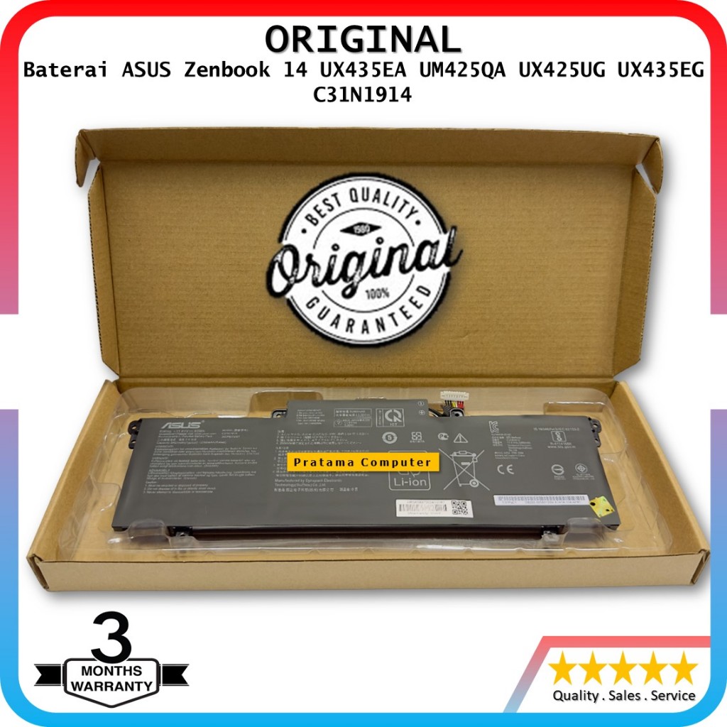 Jual Baterai Original Asus Zenbook 14 UX435EA UM425QA UX425UG UX435EG ...