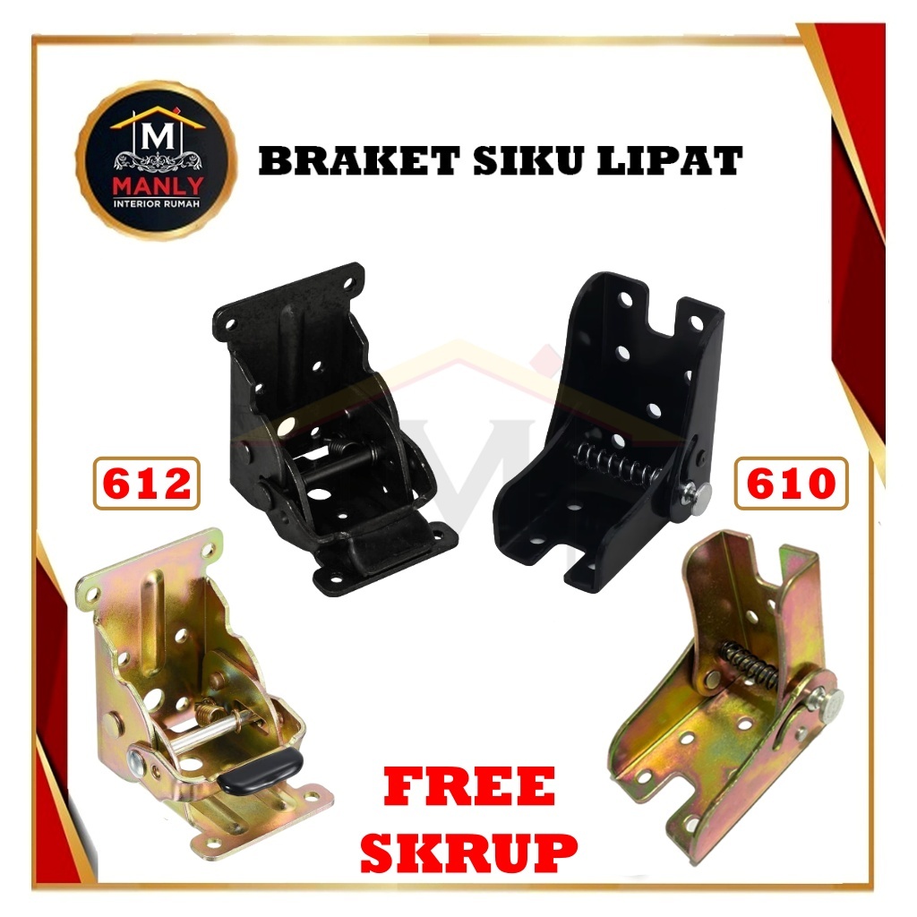 Jual Braket Bracket Engsel Kaki Meja Lipat, isi 1 pcs FREE SEKRUP ...