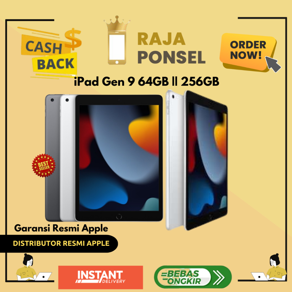 Jual iPad (Generasi ke-9) 256GB Wifi Only Garansi Resmi Internasional ...