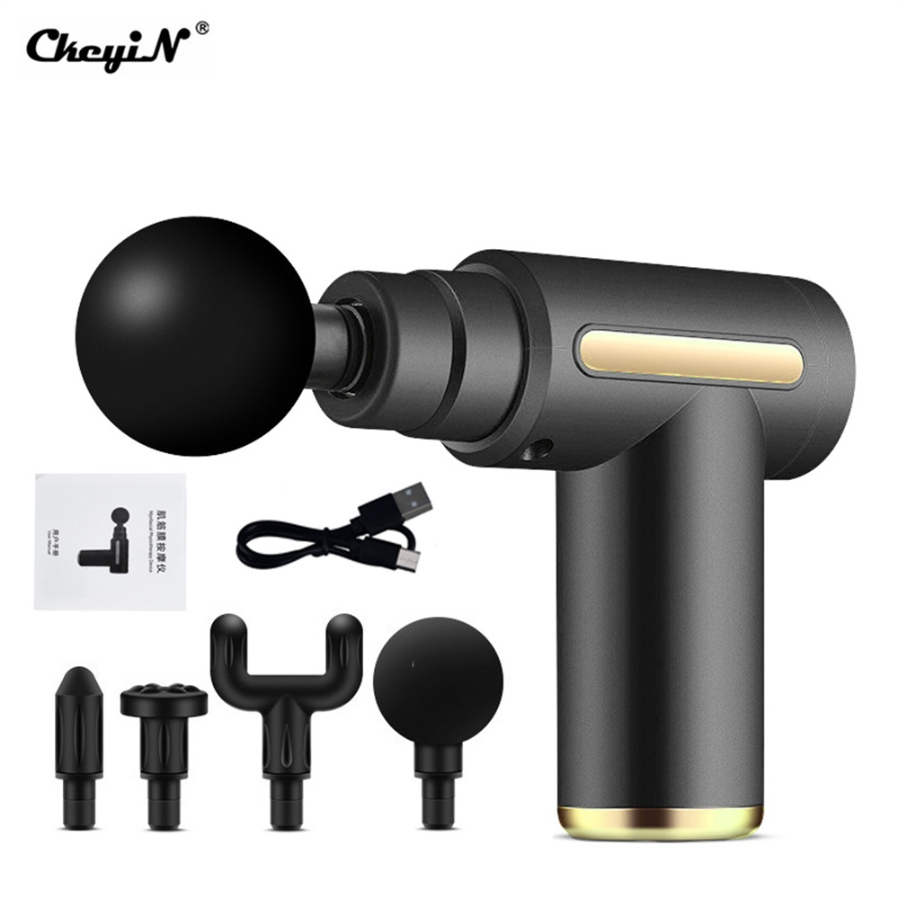Jual Alat Pijat Mini Fascial Gun Massage Gun Smart Alat Pijat Gym ...