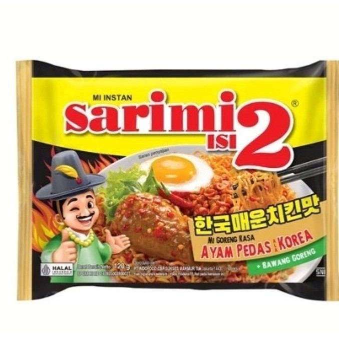 Jual Sarimi Isi 2 Goreng Ayam Pedas Korea | Shopee Indonesia