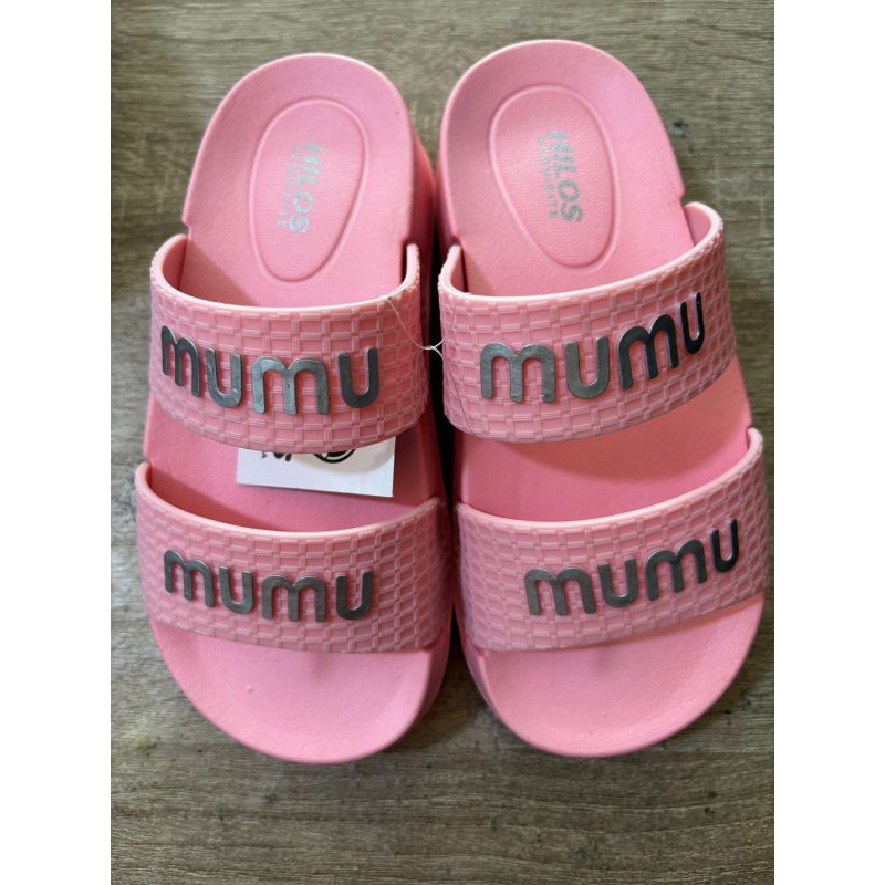 Jual Hilos Sendal Wanita ban dua Motif Mumu Tebal Tinggi Ringan anti ...