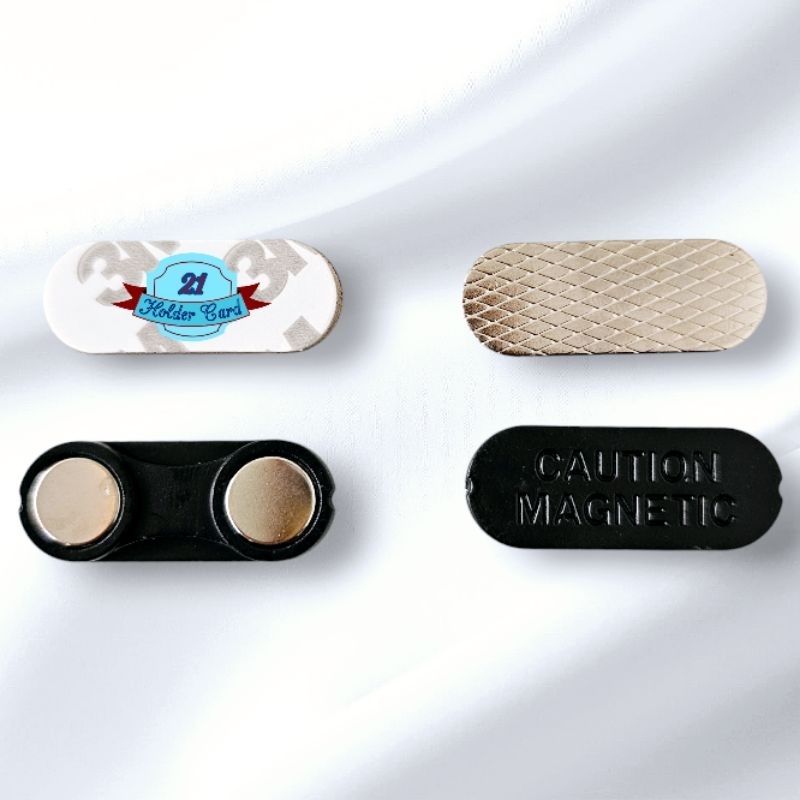 Jual Magnet Papan Nama Magnet Nama Dada Oval Plastik | Shopee Indonesia