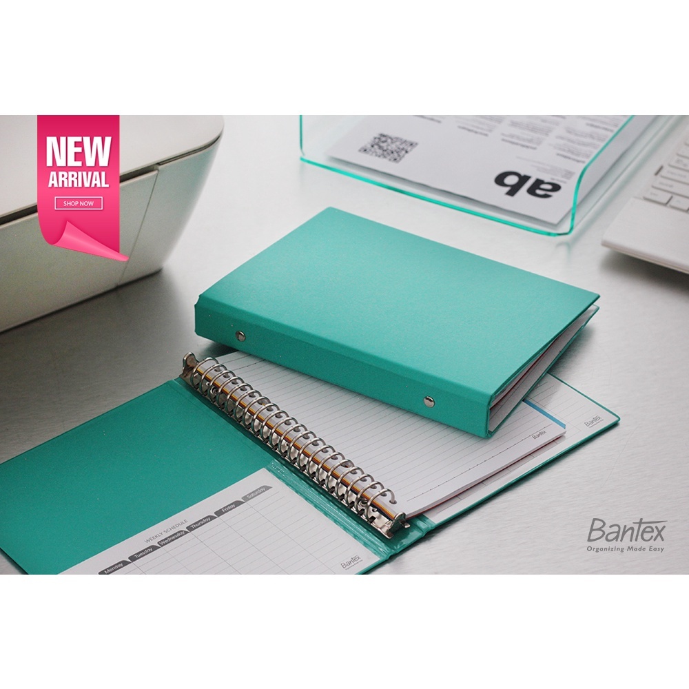 Jual Bantex Binder Note A5 20 Ring Besi Loose Leaf Multiring Binder ...