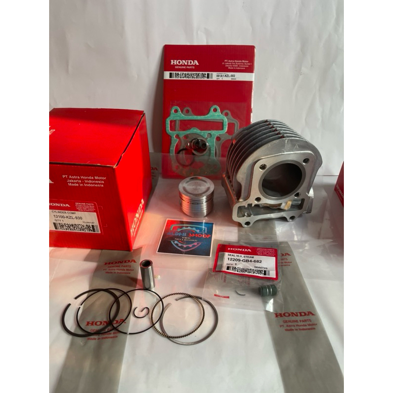 Jual Blok seher beat fi kzl stater kasar komplit piston kit + top set scoopy f1 spacy f1 vario ...