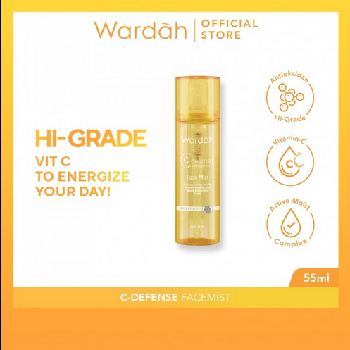 Jual Wardah C Defense Face Mist 55ml | Shopee Indonesia