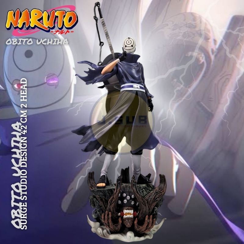 Jual Action Figure Obito Uchiha Statue Naruto Surge Studio Design ...