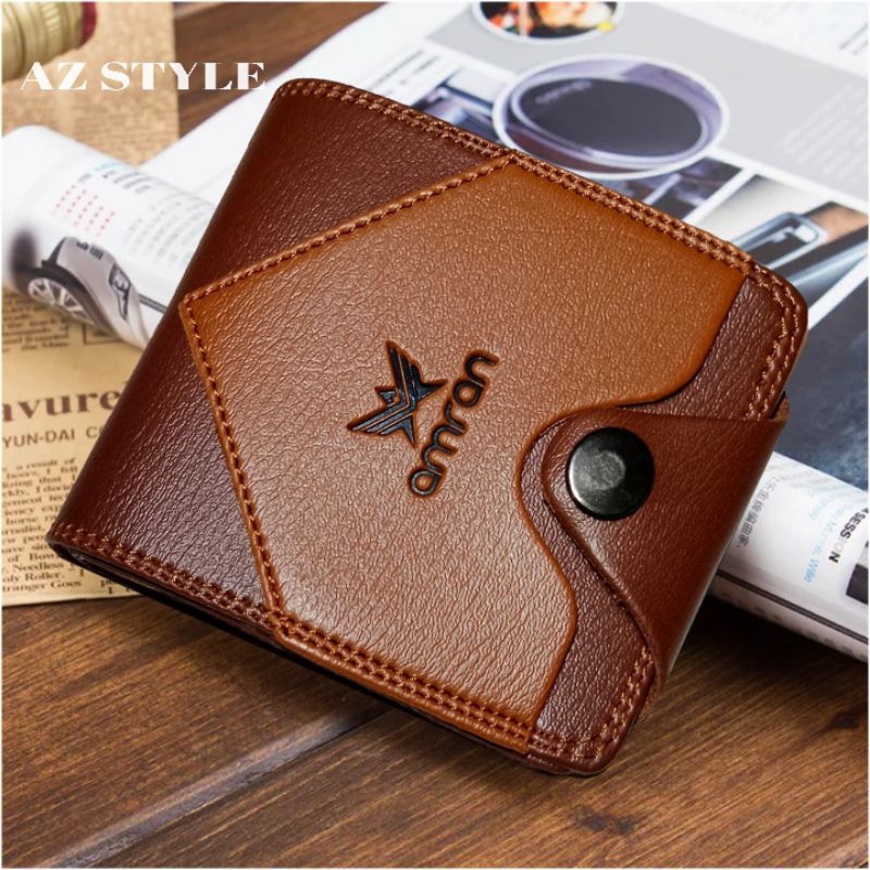 Jual Dompet Pria Elegant Terbaru Model Kancing Dompet Uang Dan Kartu ...