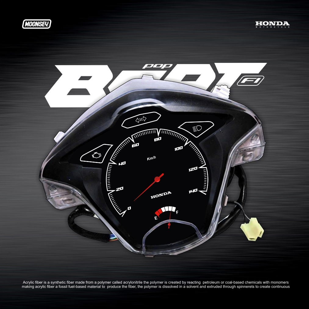 Jual Papan Panel Speedometer Honda Beat FI lama / Beat POOP ( PREMIUM ...