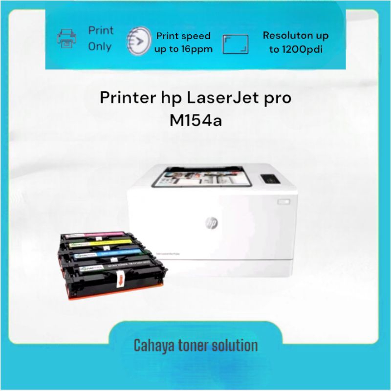 Jual printer hp LaserJet pro M154a printer color, mulus siap pakai ...