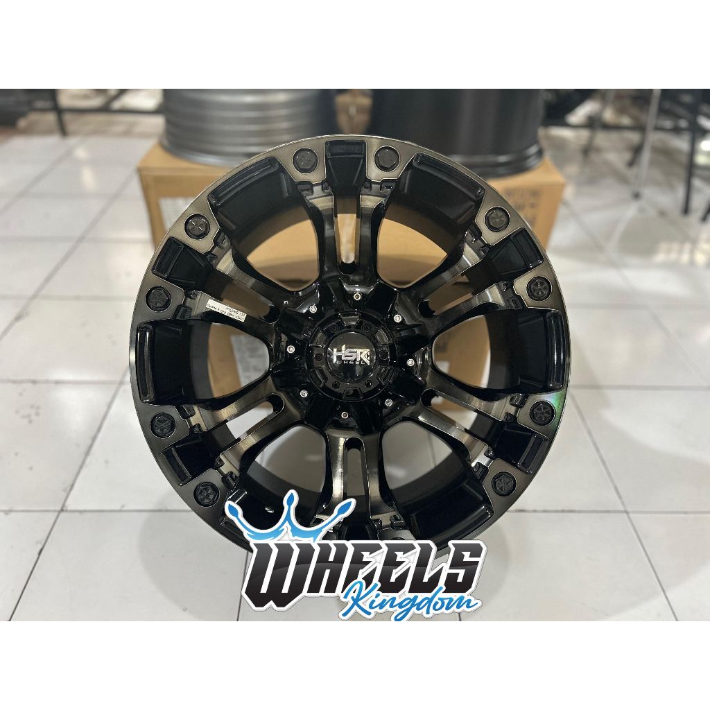 Jual VELG R18 VELG MOBIL OFFROAD RING 18 PAJERO FORTUNER LEBAR 9 PCD ...