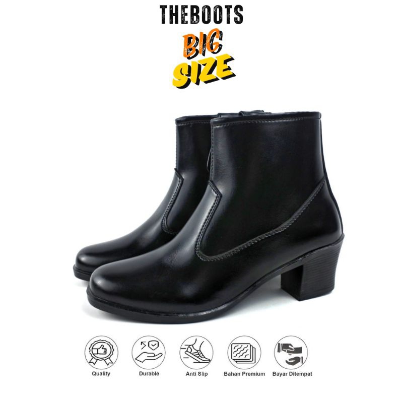 Jual BIG SIZE - Sepatu PDL Polwan Putri Sepatu Dinas Polwan Dishub ...