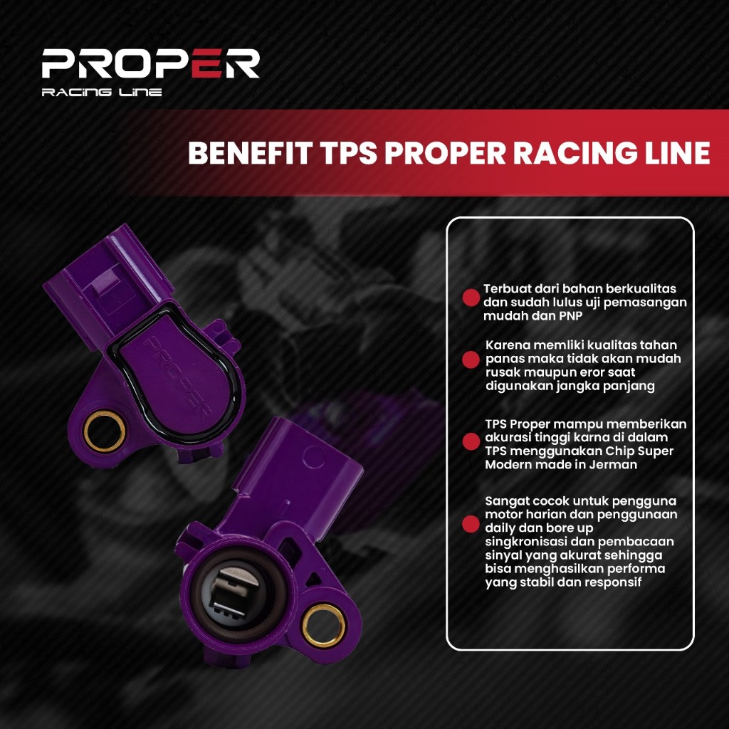 Jual PROPER RACING LINE SENSOR TPS GENIO VARIO 160 BEAT DELUXE NEW ...