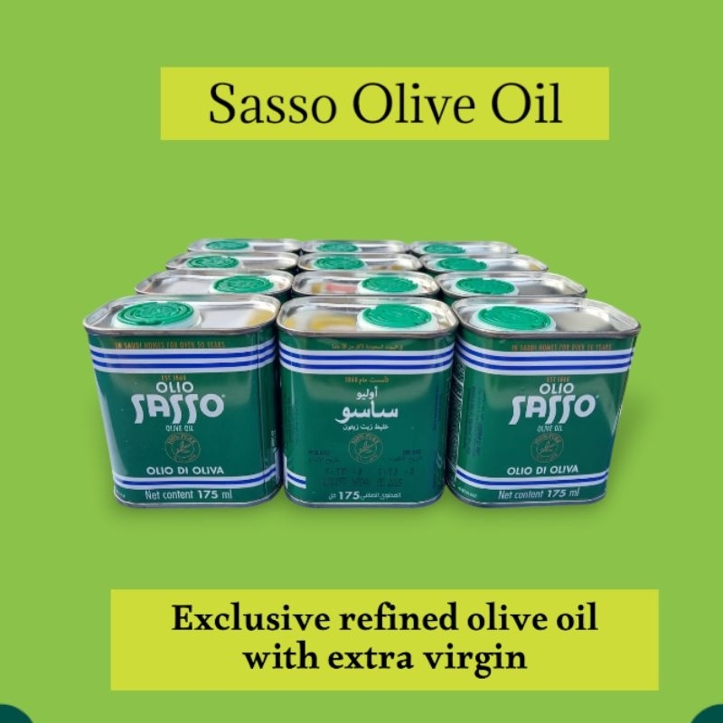 Jual Minyak Zaitun Sasso Kaleng 175ml Asli Mekkah Oleh Oleh Umrah ...