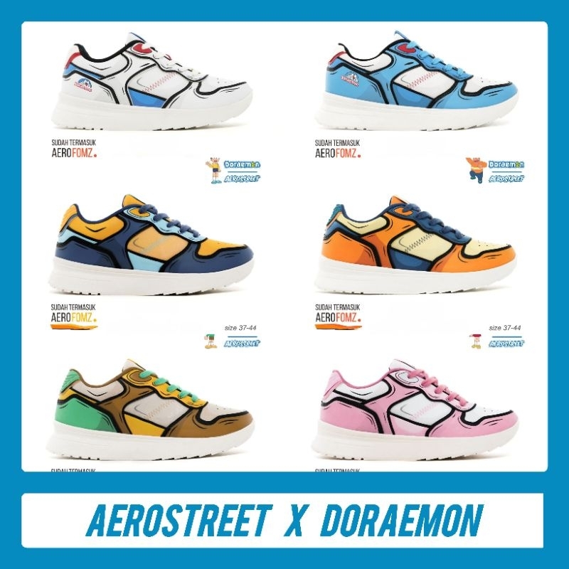 Jual Aerostreet 37-44 Doraemon | Aerostreet Doraemon | Aerostreet ...