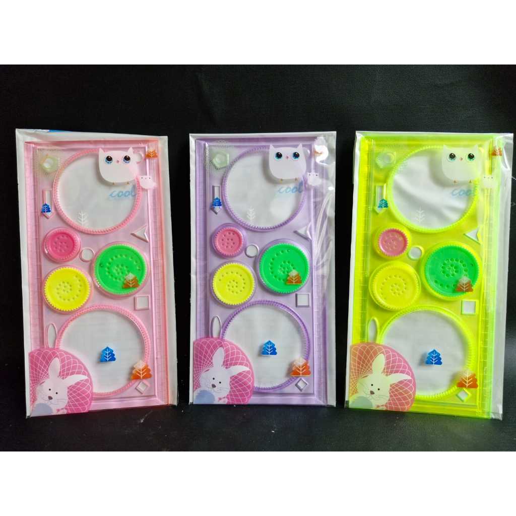 Jual Penggaris Rotary Pattern Bunga / Rotari Kembang / Spirograph ...