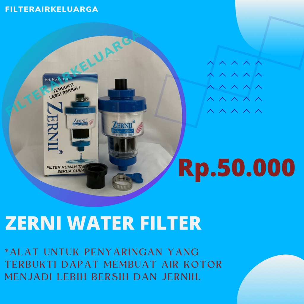 Jual SATU SET ZERNI WATER FILTER ( ZERNI ISI LENGKAP) | Shopee Indonesia