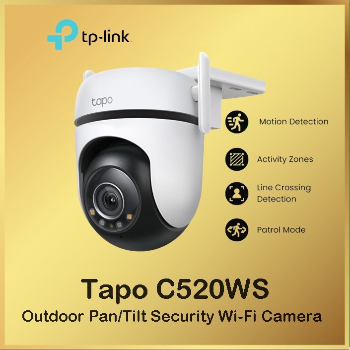 Jual TP-Link Tapo C520WS 2K QHD CCTV Outdoor Pan/Tilt Security Wi-Fi ...