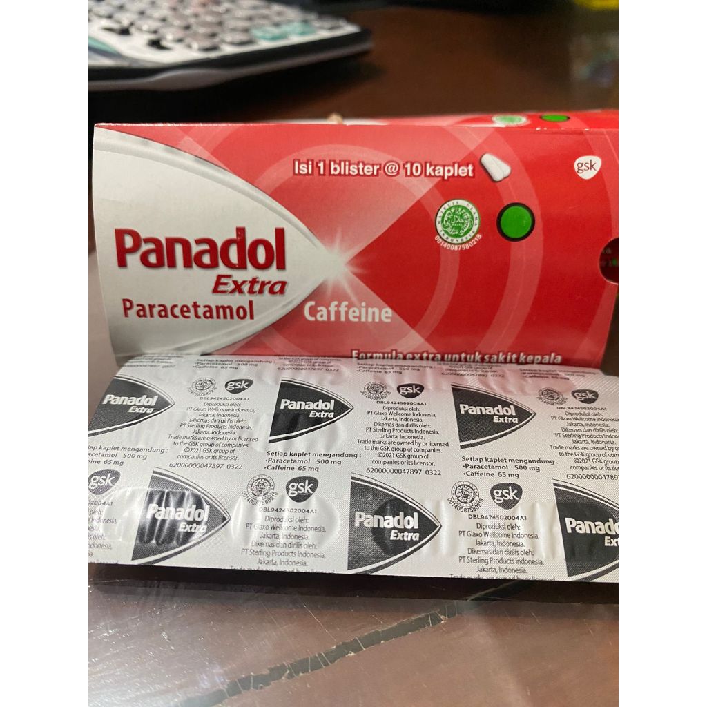 Jual Panadol Extra Merah Paracetamol 1 Papan 10 Tablet | Shopee Indonesia