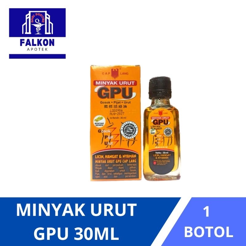 Jual GPU 30ML (MINYAK URUT) | Shopee Indonesia