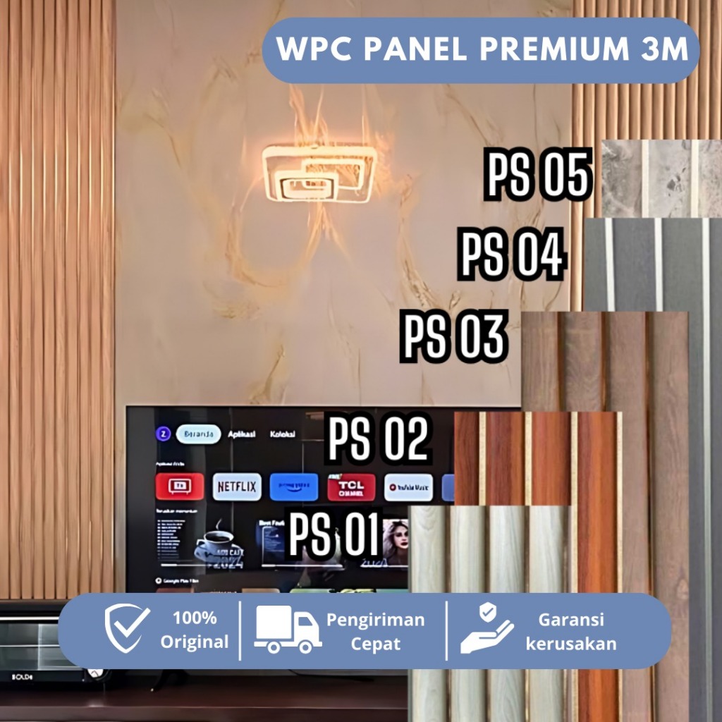 Jual WPC PANEL (PREMIUM) Panjang 3 Meter dan 1 Meter / Wpc Panel Tipe ...