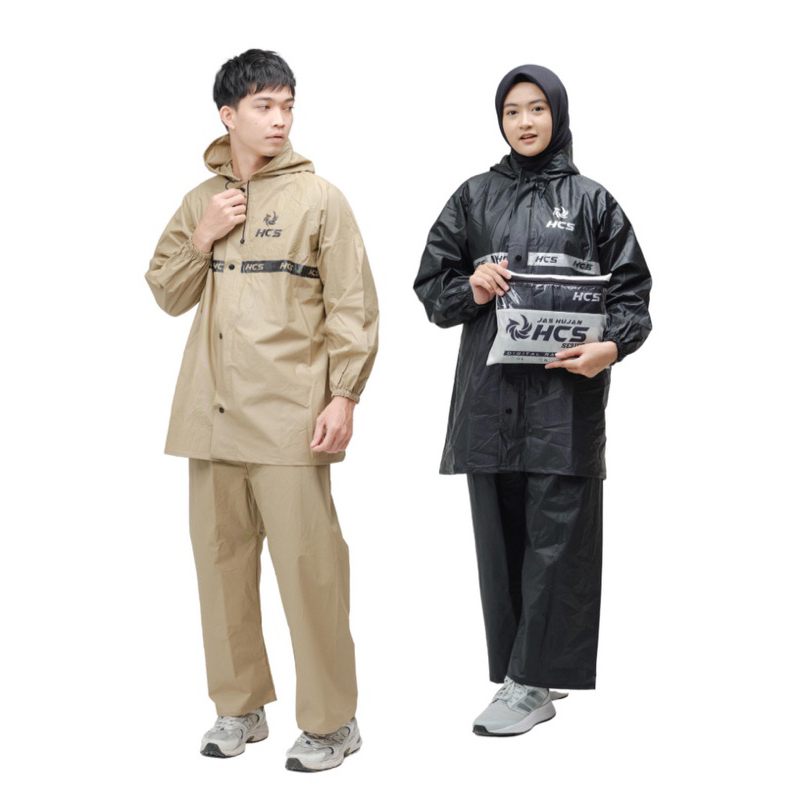 Jual JAS HUJAN SETELAN PRIA WANITA BY HCS BAHAN PVC 0.25 TEBAL LENTUR ANTI REMBES BERKUALITAS ...