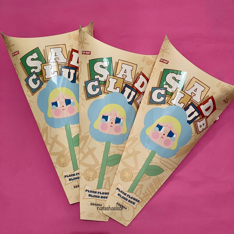 Jual POP MART CRYBABY Sad Club Series - Plush Flower | Shopee Indonesia